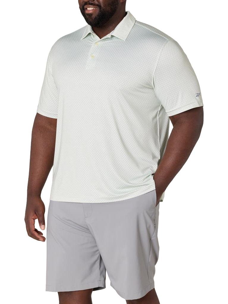 REEBOK big & tall geometric dot performance polo shirt