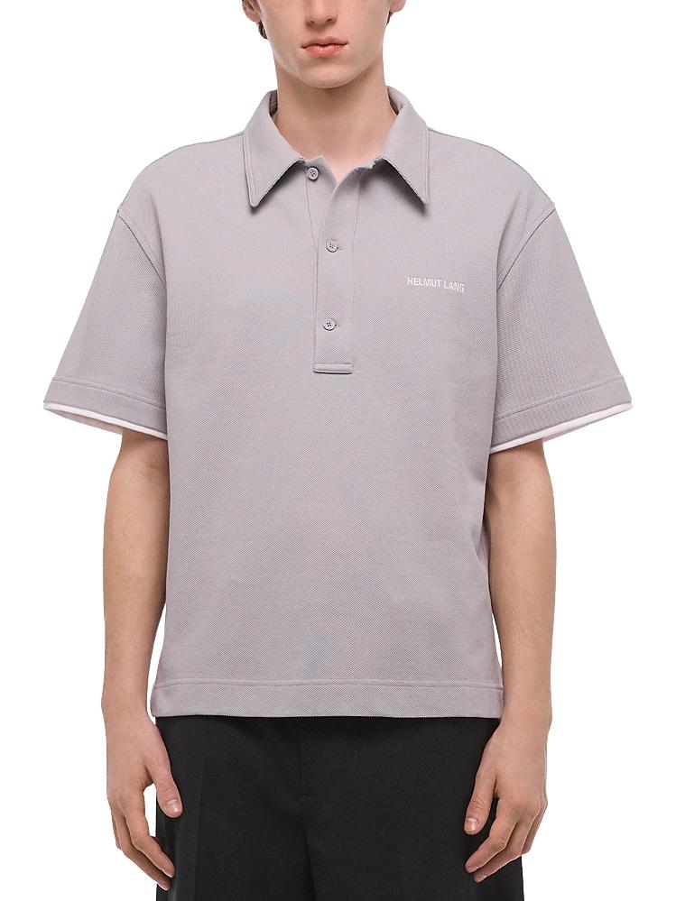 HELMUT LANG pique polo shirt