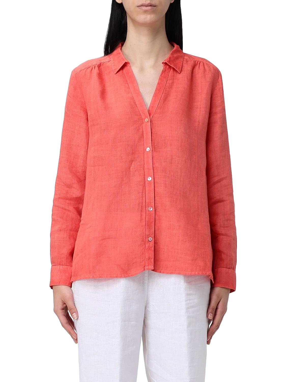 120% LINO 120% Lino Long Sleeve Linen Shirt