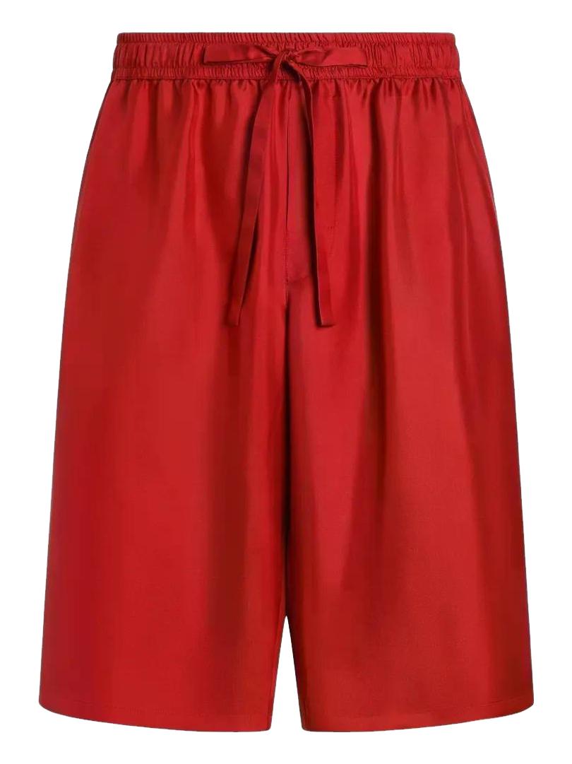 DOLCE & GABBANA Dolce & Gabbana Vanity Silk Twill Bermuda Shorts
