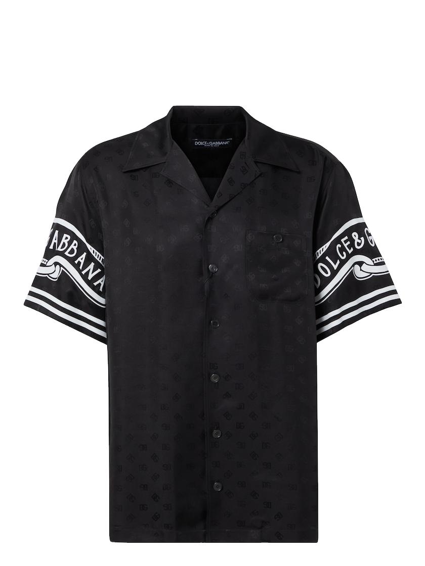 DOLCE & GABBANA printed silk twill shirt
