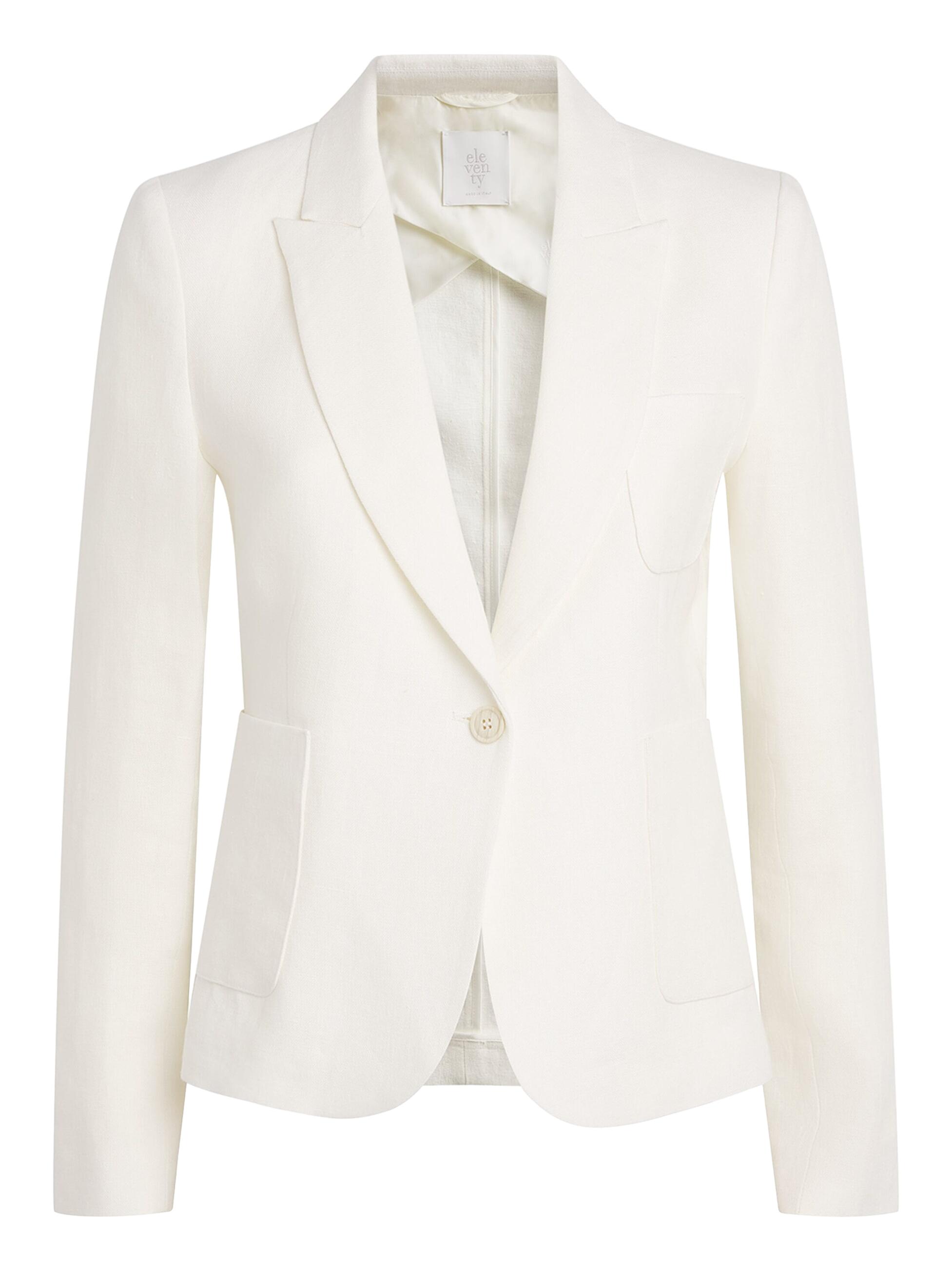 ELEVENTY Eleventy Single-Breasted Linen Blazer