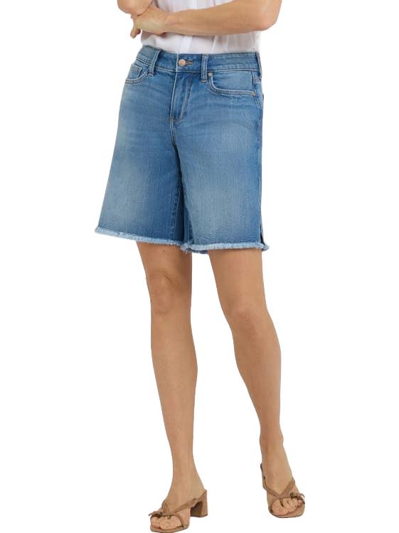 NYDJ NYDJ Naomi Relaxed Raw Hem Denim Shorts