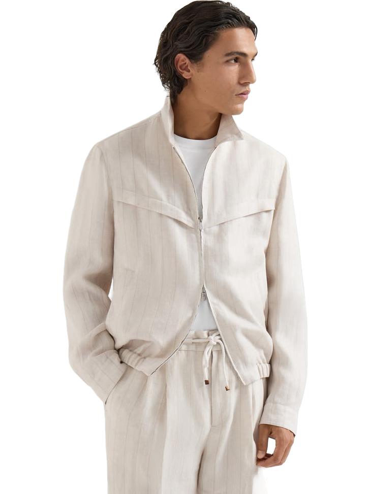 DOLCE & GABBANA Dolce&Gabbana Tapered Linen Trousers