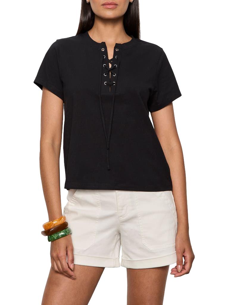SANCTUARY Sanctuary Timeless Lace-Up T-Shirt