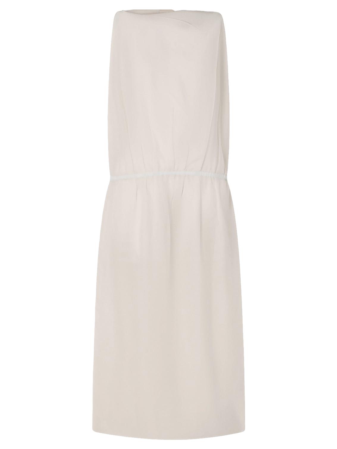 KHAITE KHAITE Tia Cotton and Silk-Blend Midi Dress