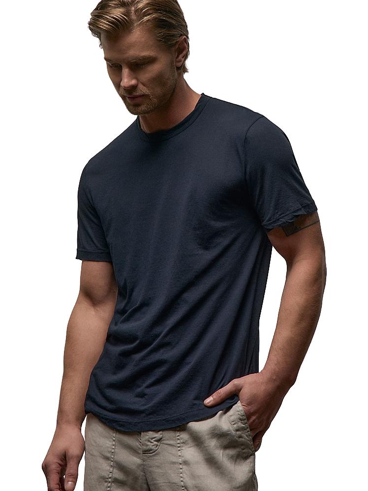 JAMES PERSE clear jersey crewneck tee