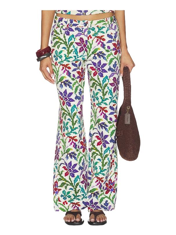 SIEDRES SIEDRES Roux Printed Flare Trousers