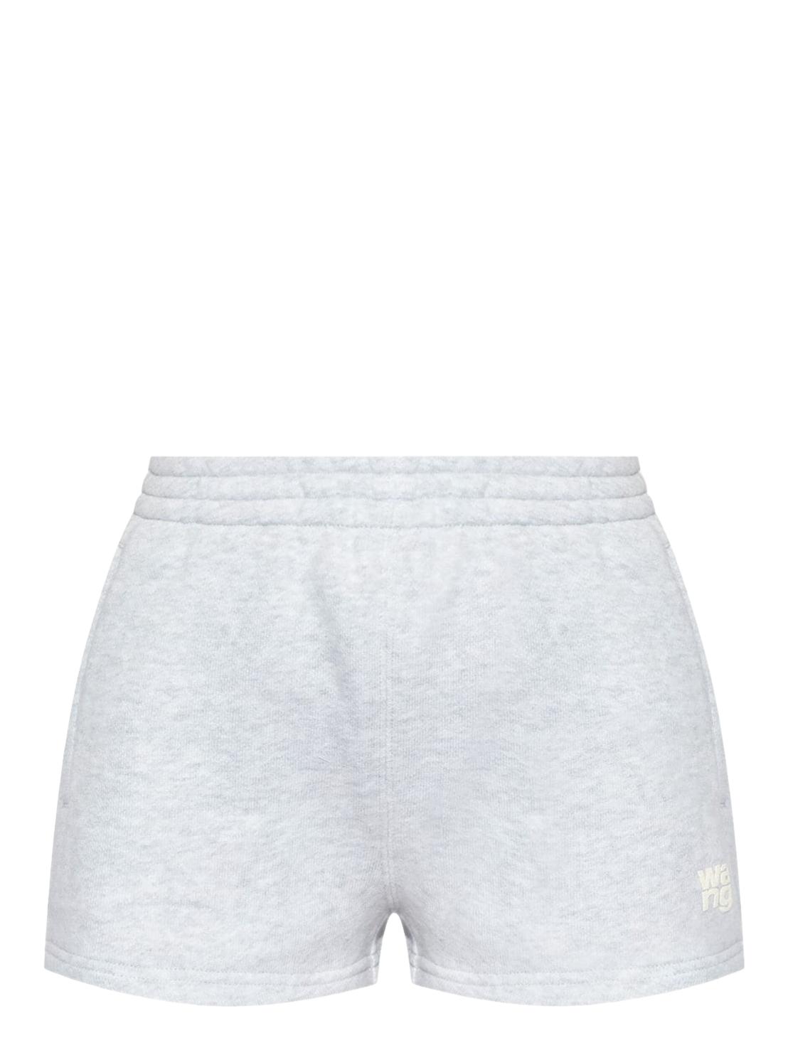 ALEXANDER WANG Alexander Wang Cotton Shorts with Logo Detail