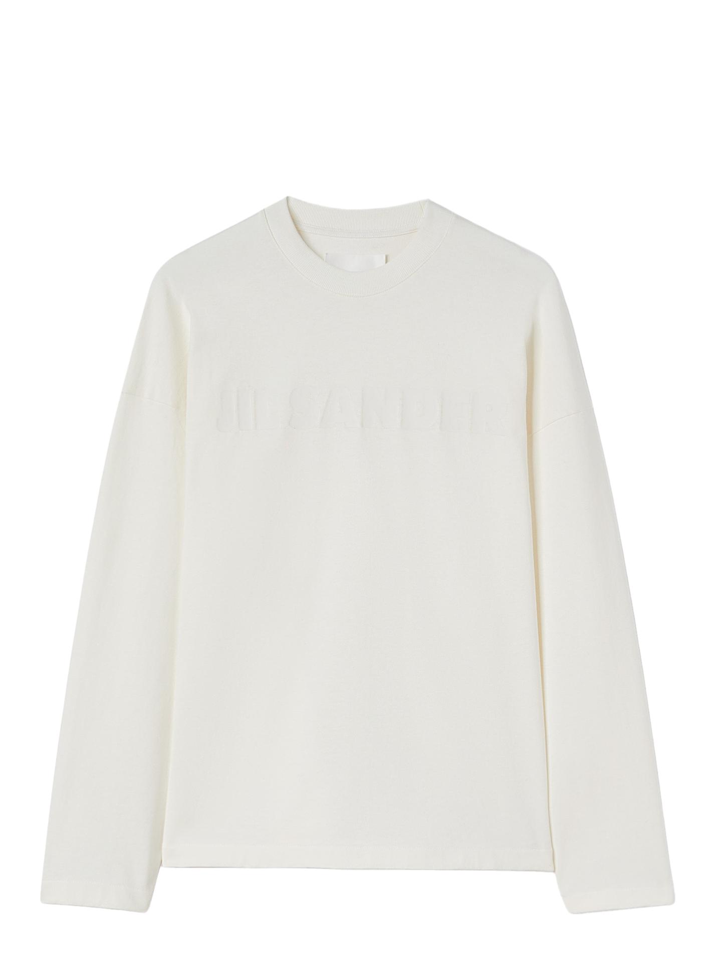 JIL SANDER Jil Sander Logo Print Long Sleeve T-Shirt