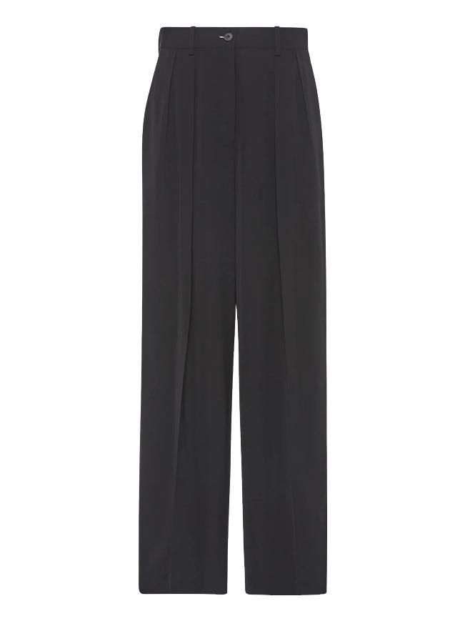 THE ROW The Row Belt-Loop Wide-Leg Casual Pants