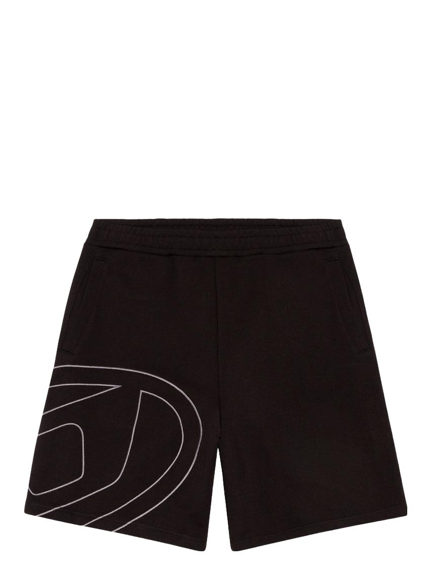 DIESEL® Diesel P-Crow Megoval Maxi D Logo Sweat Shorts