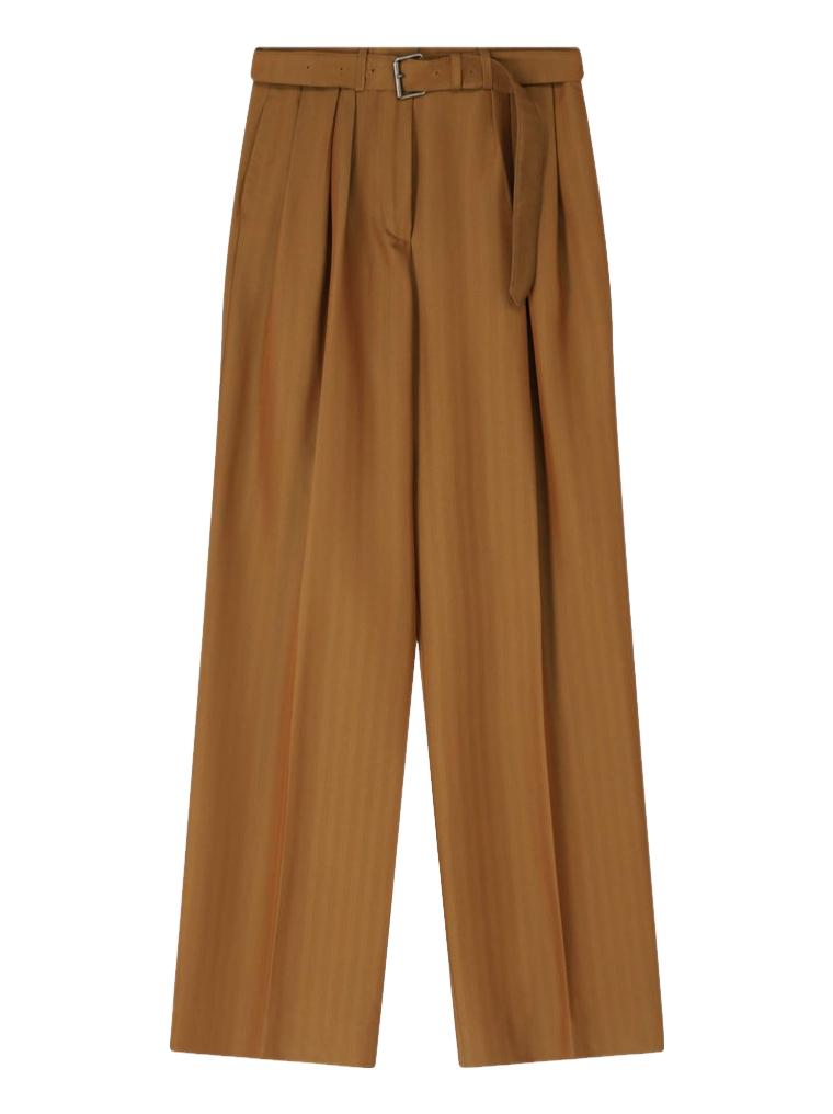 DRIES VAN NOTEN Dries Van Noten Belted Wide-Leg Pleated Trousers