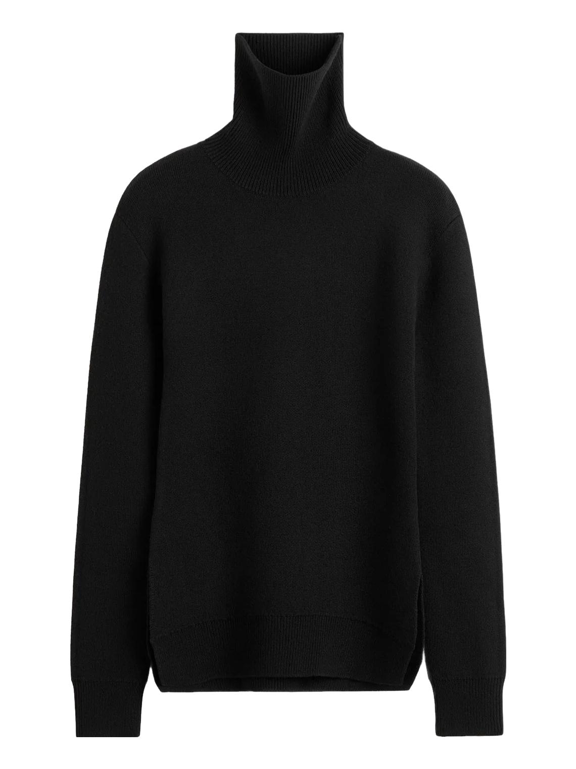 TOTÊME Totême High Neck Side Slit Jumper