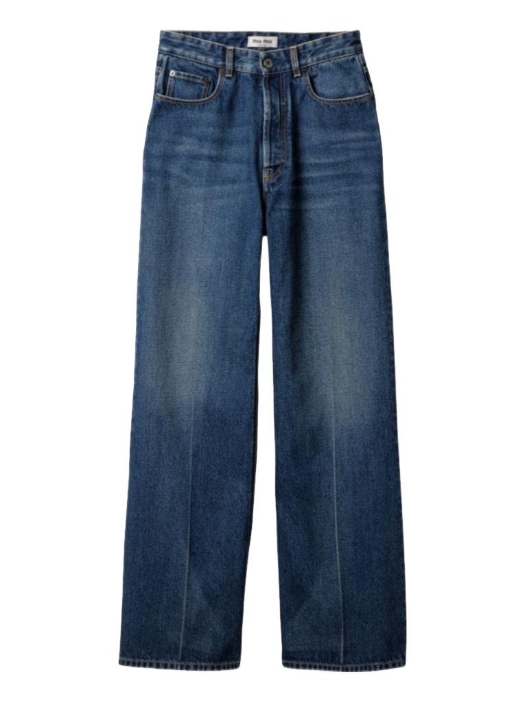 MIU MIU Miu Miu High-Waist Wide-Leg Jeans