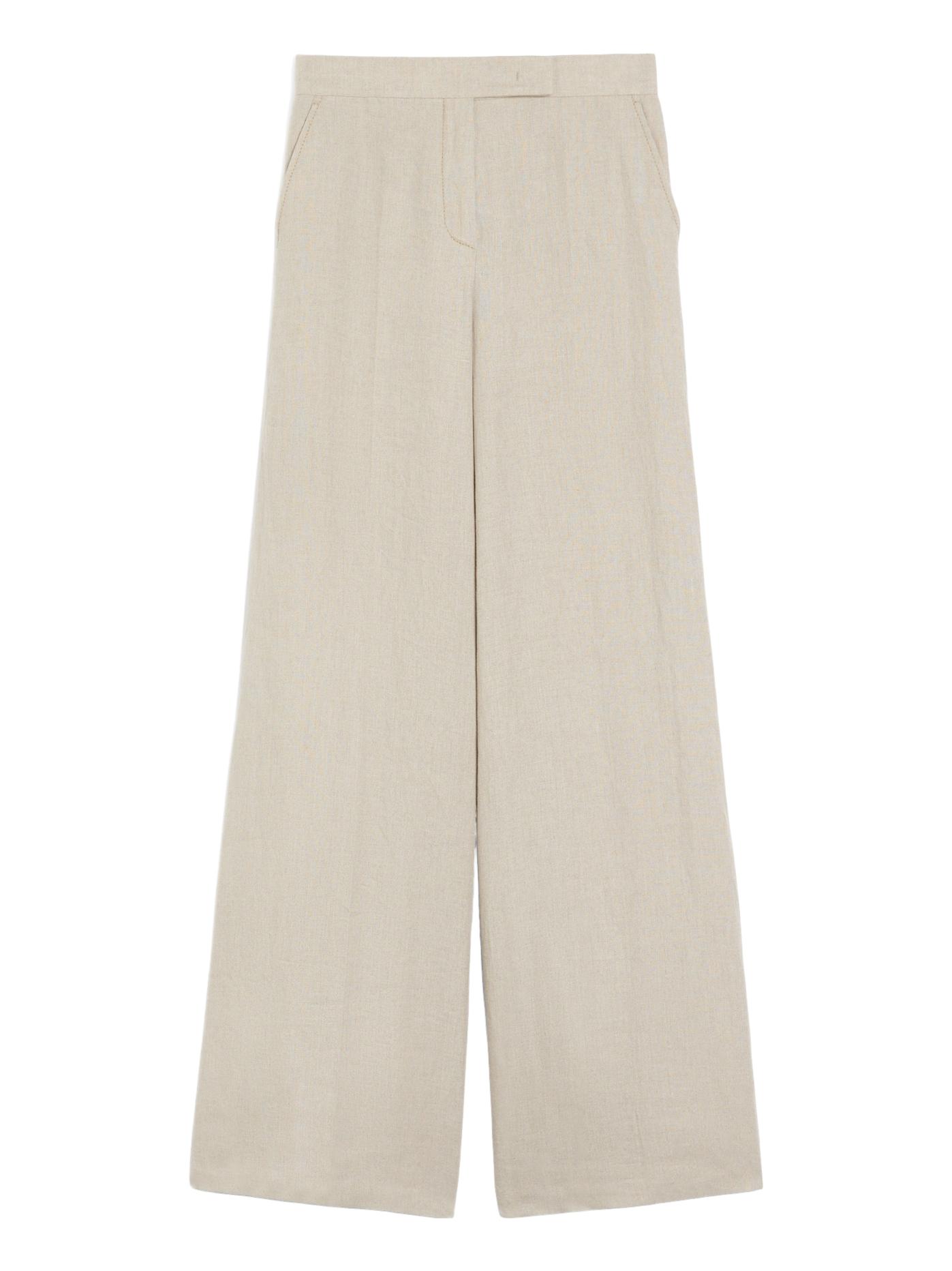 MAX MARA Max Mara Sequoia Pleat Detailed Wide-Leg Trousers