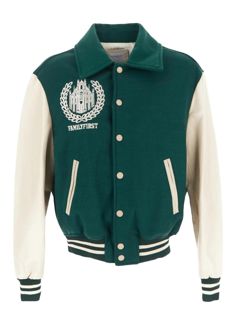 FAMILY FIRST Family First Milano Varsity Bomber Jacket