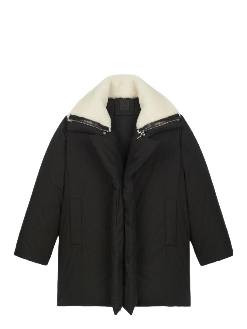 GIVENCHY Givenchy Oversized Puffer Jacket with Lapel