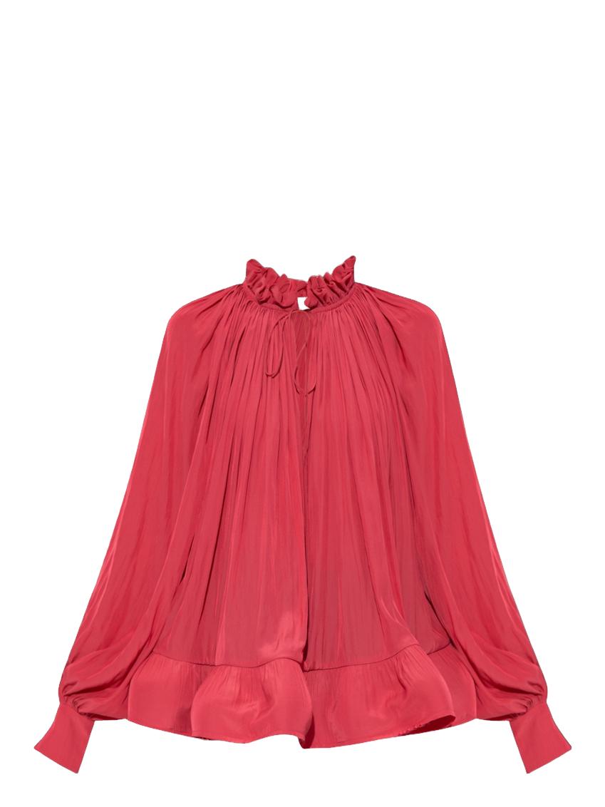 LANVIN Lanvin Tie-Neck Ruffle Blouse