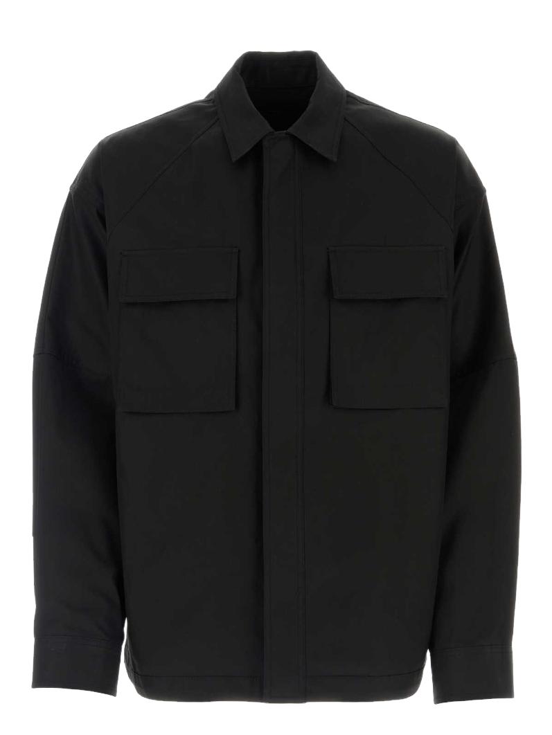 BARBOUR Barbour Long-Sleeve Zip-Up Shirt Jacket with Flap Pocket