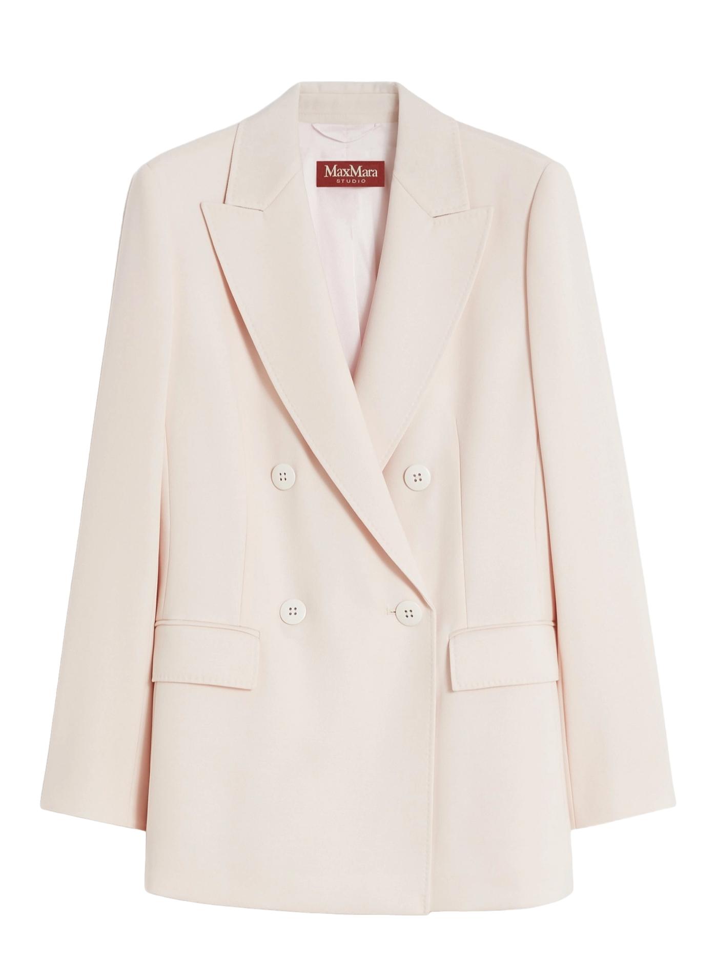 MAX MARA Max Mara Studio Double-Breasted Peak-Lapel Blazer
