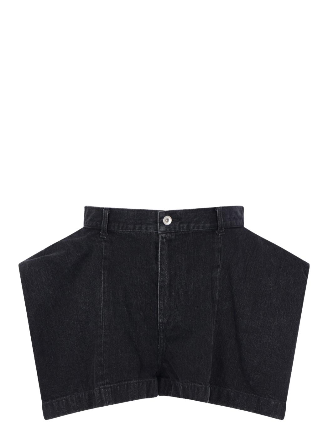EDIKTED Low Rise Denim Skort