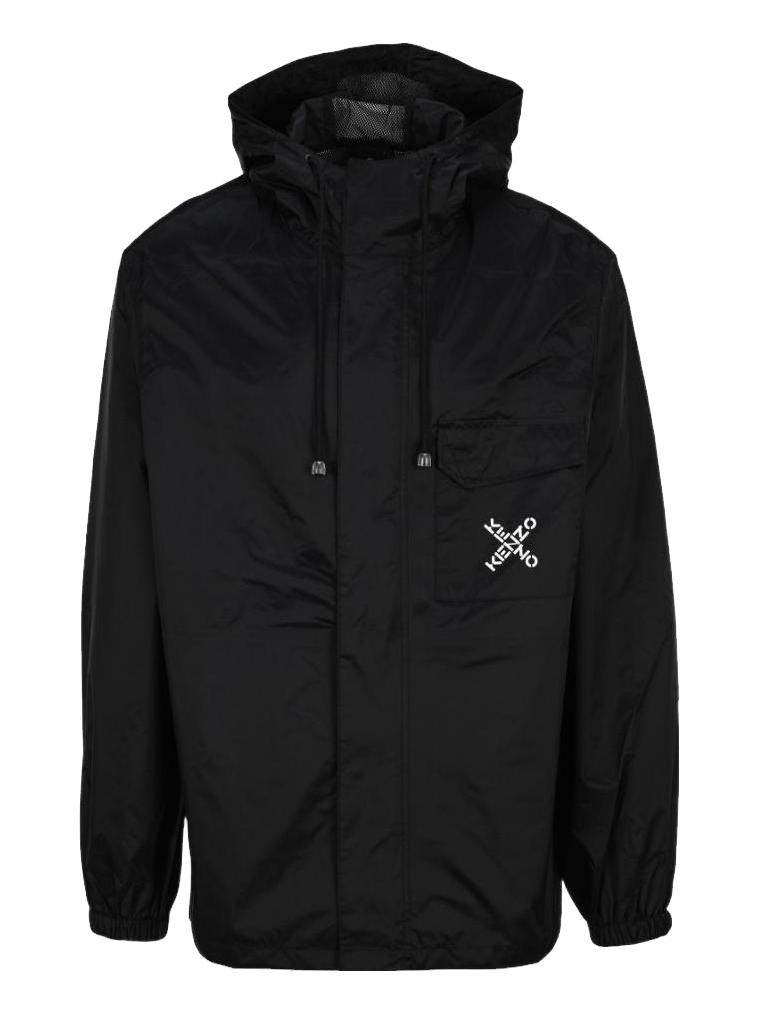KENZO Kenzo "X Logo" Hooded Rain Jacket