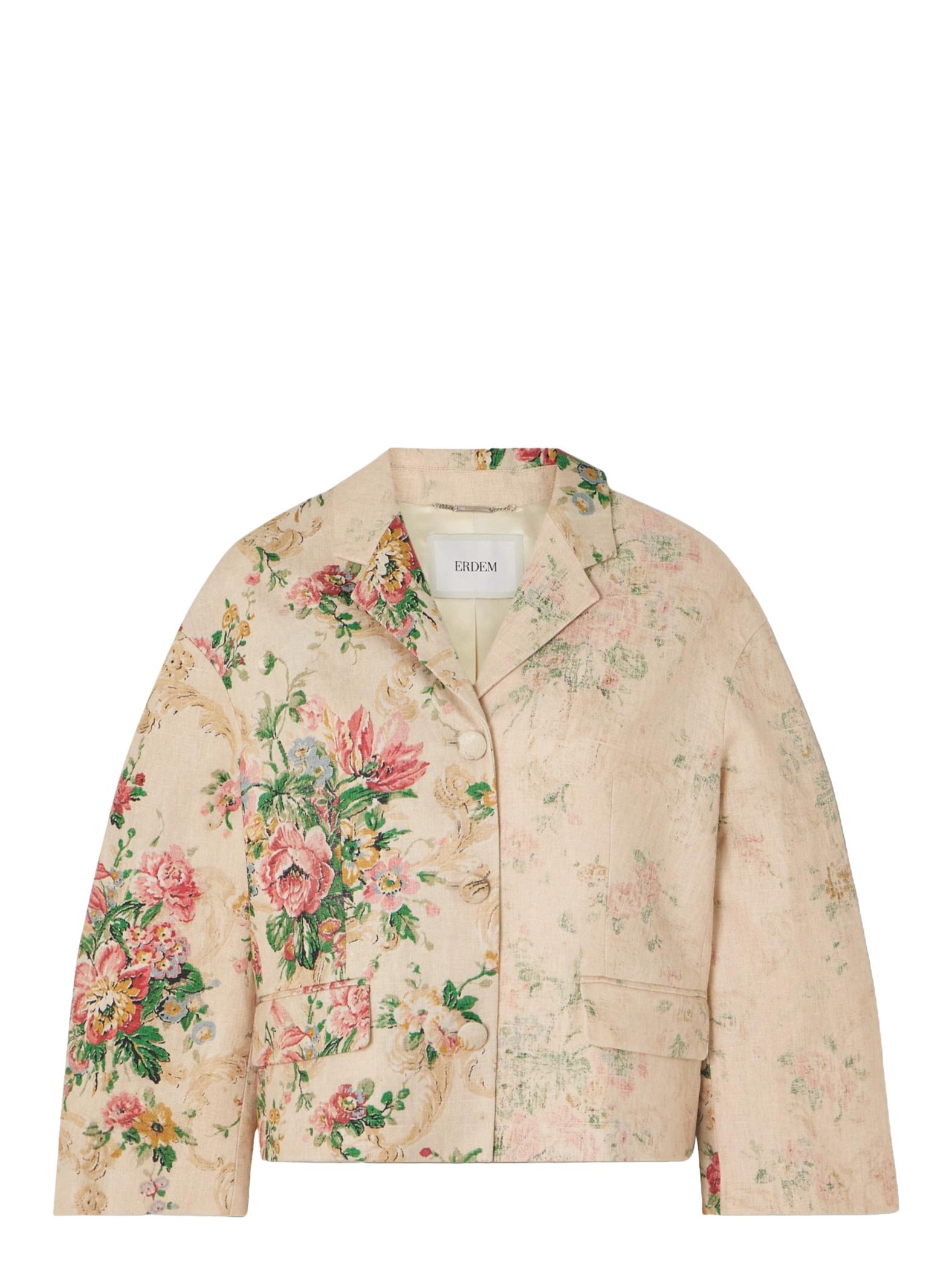 ERDEM Erdem Floral Print Relaxed Fit Jacket