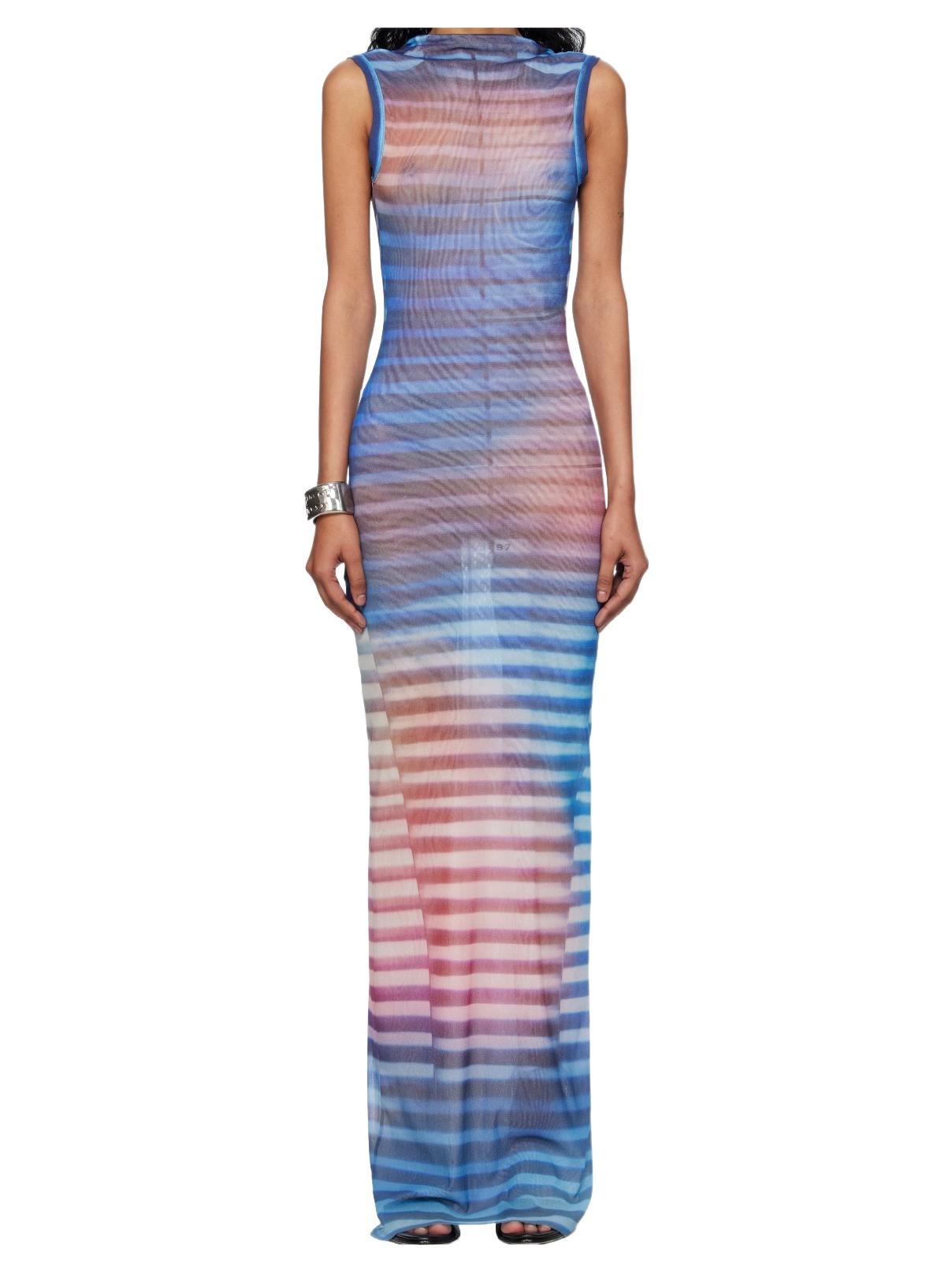 JEAN PAUL GAULTIER Sleeveless Striped Dress