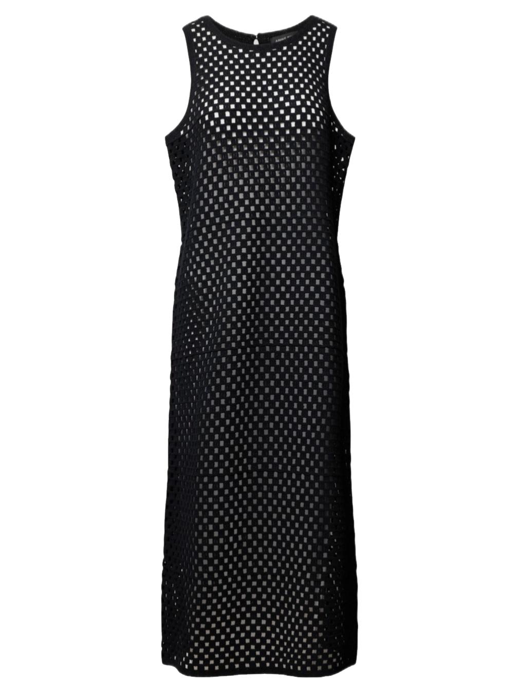 BURBERRY Burberry Eyelet-Trim Satin Dress
