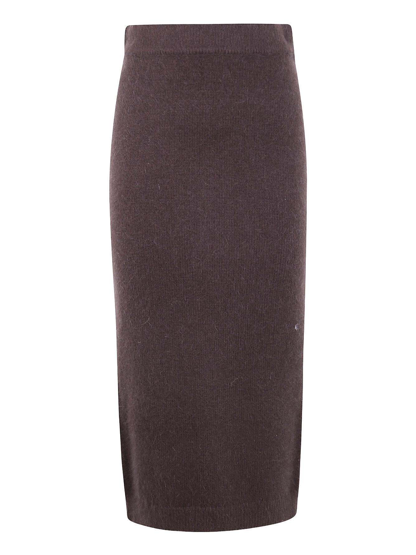 TWINSET Twinset Knit Midi Skirt with Logo Detail