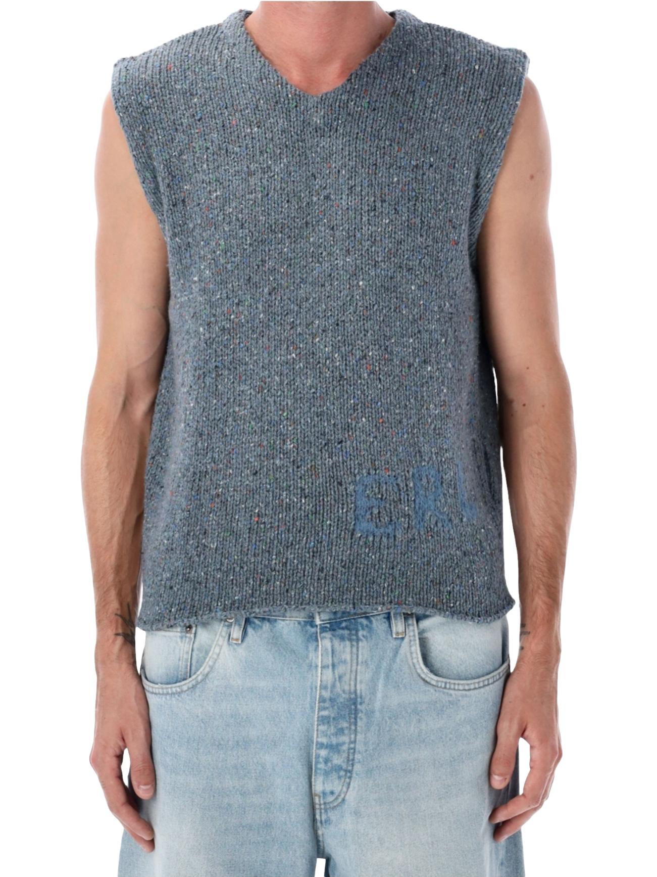 ERL ERL Distressed Knit Vest