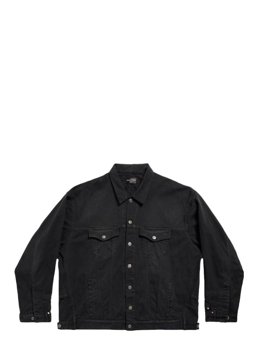 BALENCIAGA Balenciaga Deconstructed Straight Hem Denim Jacket