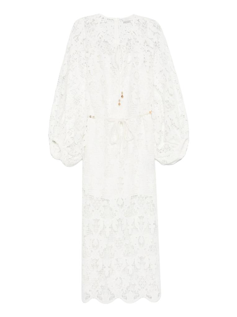 Zimmermann Ottie Lace Shift Dress In Cream/Black - 60% Off | Editorialist Zimmermann Ottie Lace Shift Dress In Cream/Black - 60% Off | Editorialist