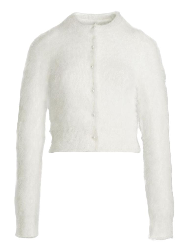 BLUMARINE Blumarine Off-White Braided Cable Knit Shorts