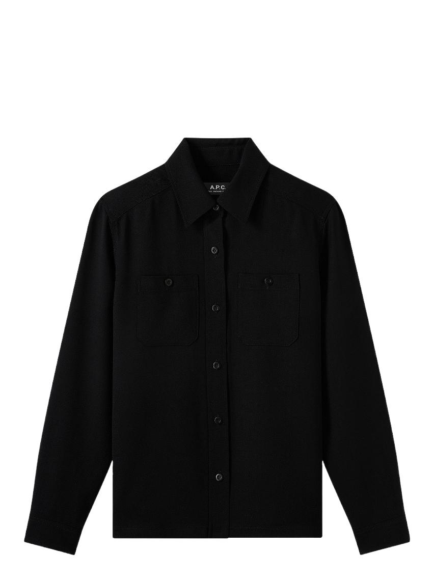 A.P.C. A.P.C. Long Sleeve Buttoned Shirt with Logo