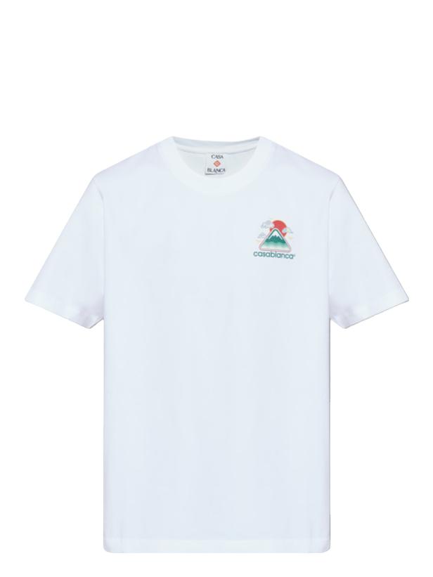 CASABLANCA Casablanca Logo Printed Crewneck T-Shirt