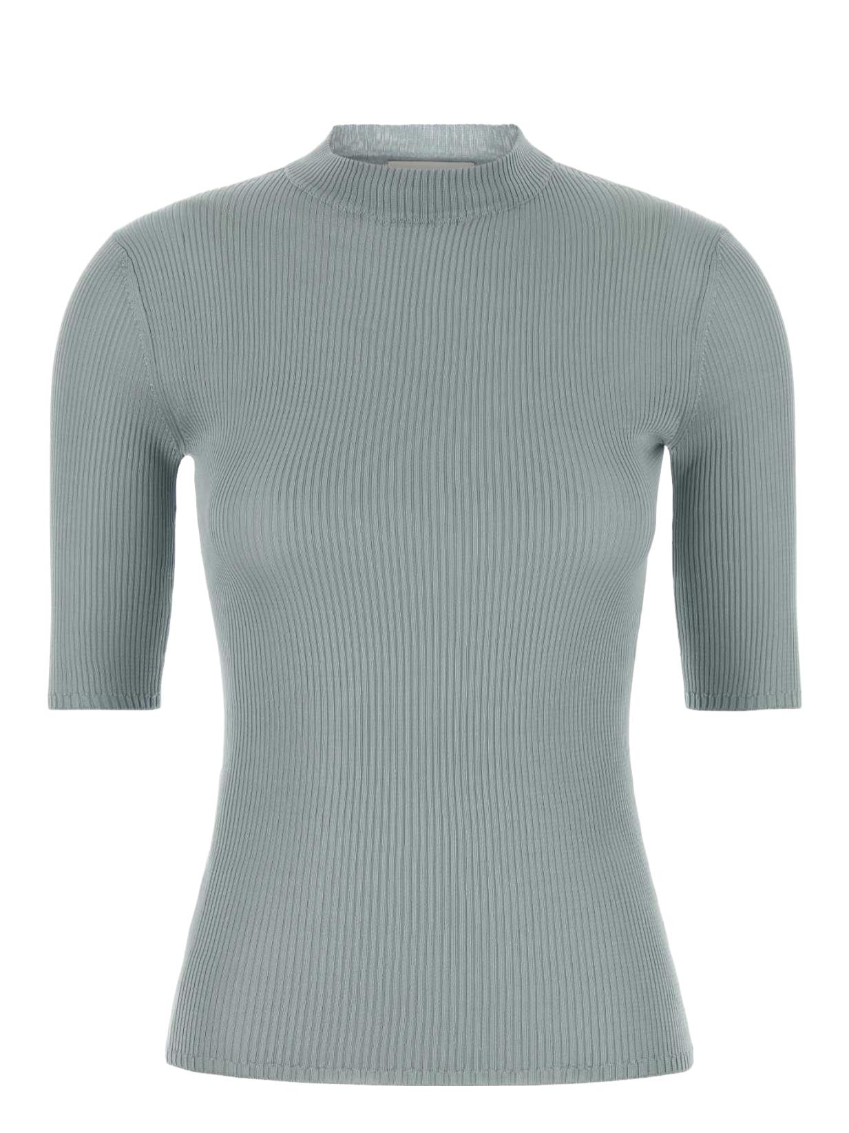 MIU MIU Miu Miu Short-Sleeved Ribbed Jumper