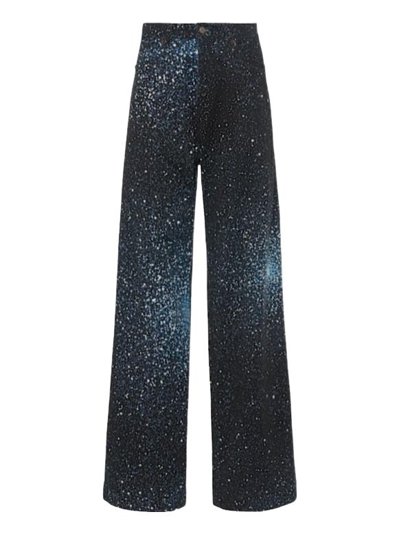 GIUSEPPE DI MORABITO Giuseppe Di Morabito Embellished Wide-Leg Denim Pants
