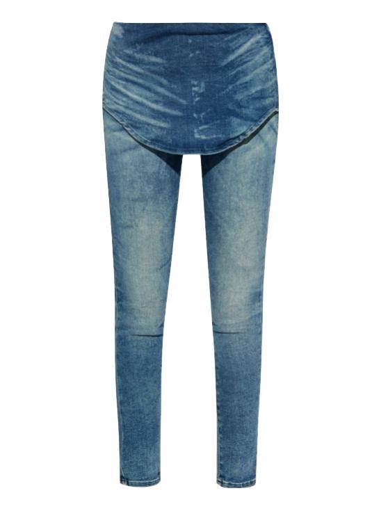 DIESEL® Diesel D-Spika Skinny Jeans with Peplum Detail