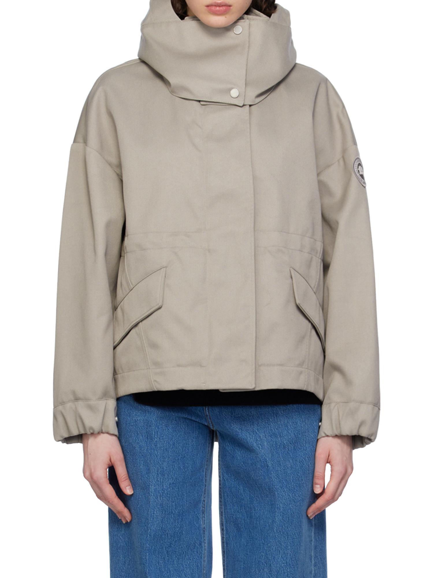 CANADA GOOSE Canada Goose Olivine Zipper Casual Jacket with Detachable Hood