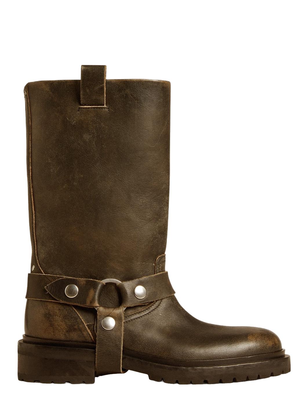 GOLDEN GOOSE Golden Goose Deluxe Brand Kurt Distressed Leather Boots