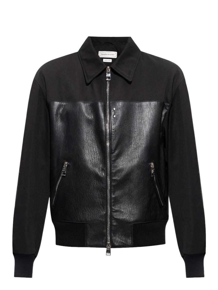 ALEXANDER MCQUEEN Alexander McQueen Contrasted Bomber Jacket