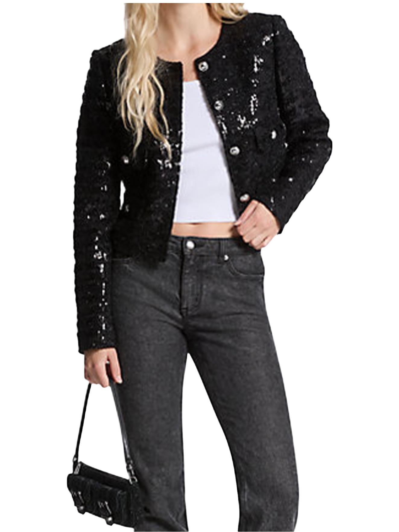MICHAEL KORS Michael Kors Sequined Cropped Jacket