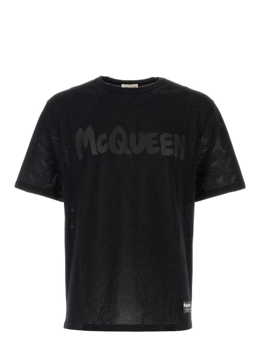 ALEXANDER MCQUEEN Alexander McQueen Hybrid Denim Straight Leg Shorts