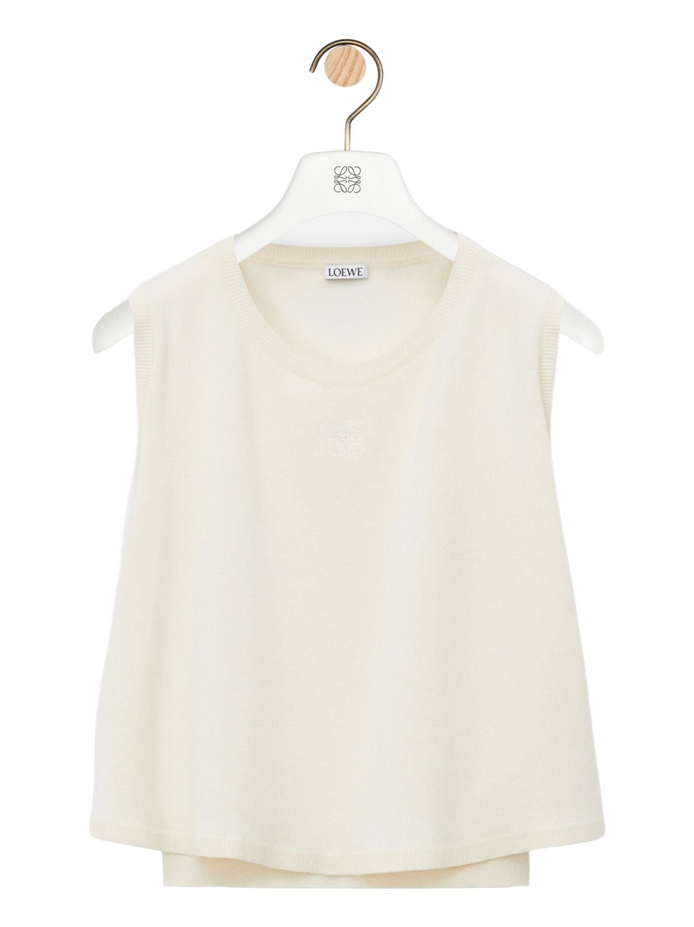 LOEWE Loewe Sleeveless Jumper with Embroidered Logo