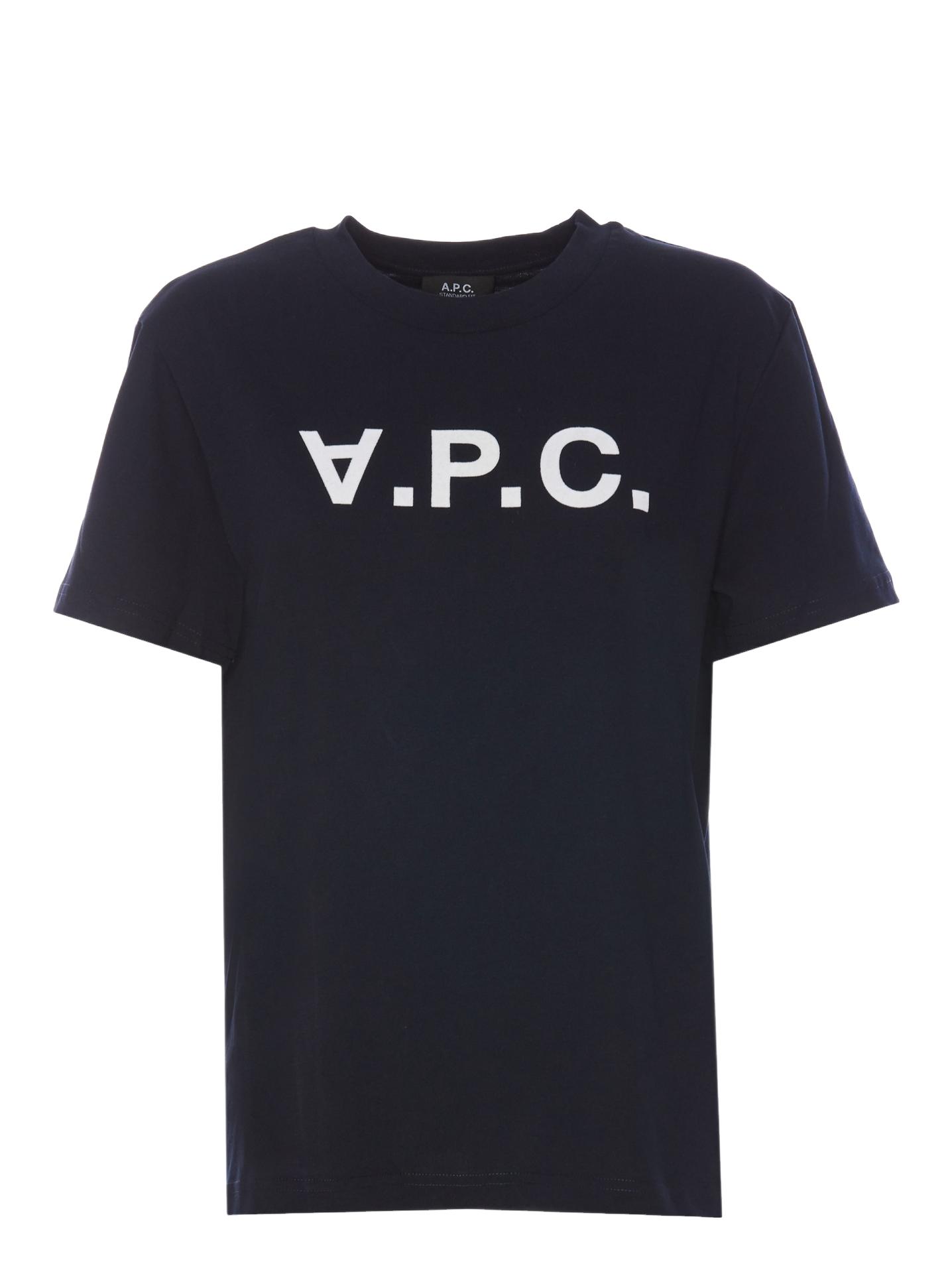 A.P.C. A.P.C. Logo Printed Crewneck T-Shirt