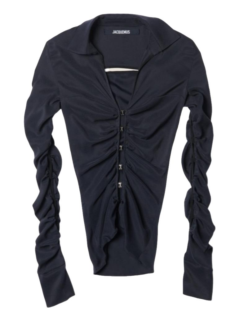 PACO RABANNE Paco Rabanne Long Sleeve Button Detailed Top
