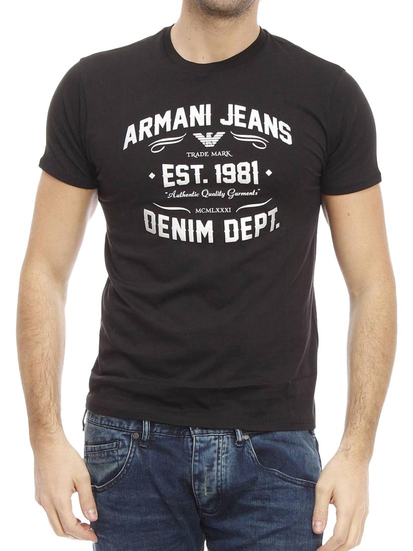 EMPORIO ARMANI Printed T-shirt with round neck