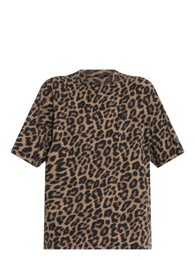 ANINE BING Anine Bing Leopard Print Oversized T-Shirt